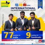 ICPC – International Collegiate Programming Competition - Chennai ...